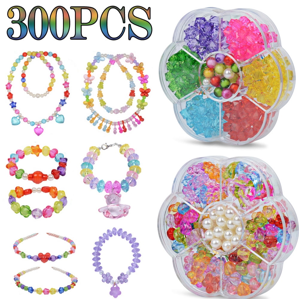 Dicasser Bead Kits for Girls Kids Crafts Girls Jewelry Making Kits ...