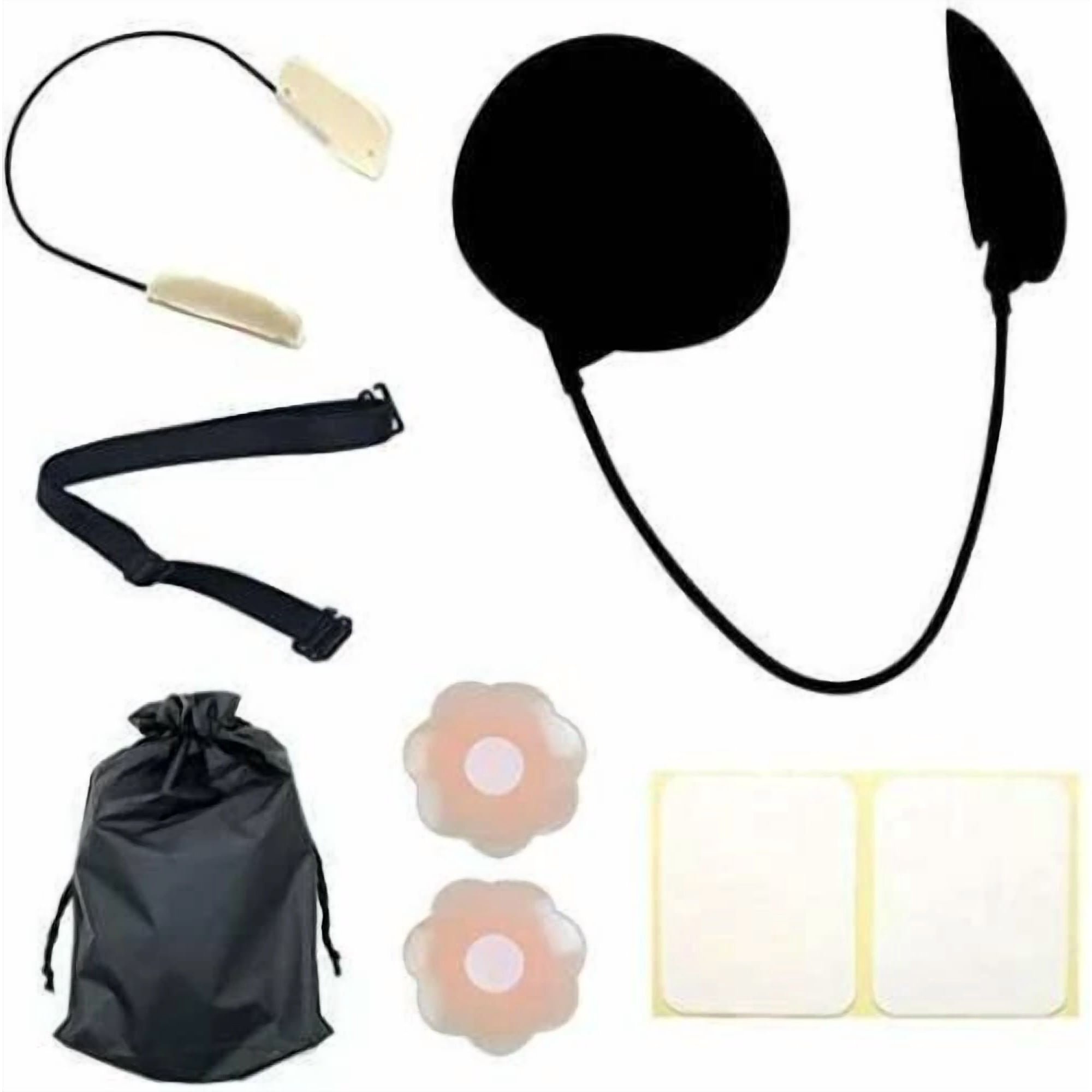 Click here for Risewill Backless Invisible Bra Lift Up Deep Cover... prices