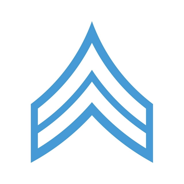 E-4 Corporal Rank Sticker Decal Die Cut - Self Adhesive Vinyl ...