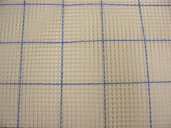 MCG Graph & Latch Blue Lined Rug Canvas - 60" wide x 1 yard increments ...