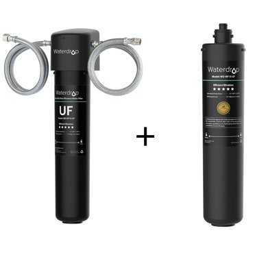 Waterdrop 10UA-UF Under Sink Water Filter System AND WD-RF10-UF Water ...