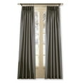 Curtainworks Marquee 108" Single Panel Curtain, Bronze, Adult - Walmart.com