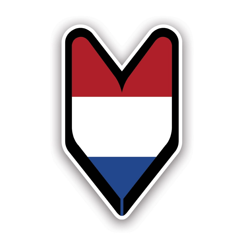 Dutch Driver Badge Sticker Decal - Self Adhesive Vinyl - Weatherproof ...