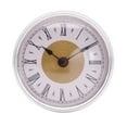 Clock Insert 3 Inch Flower Black Font Clock Face Round Clock Fit ...