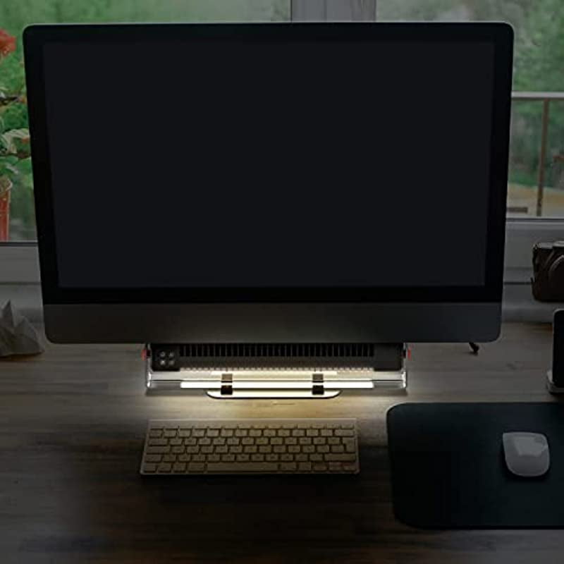 Buy Sharper Image AXIS 16 Airbar Tower Desk Fan with Task Light, Full ...