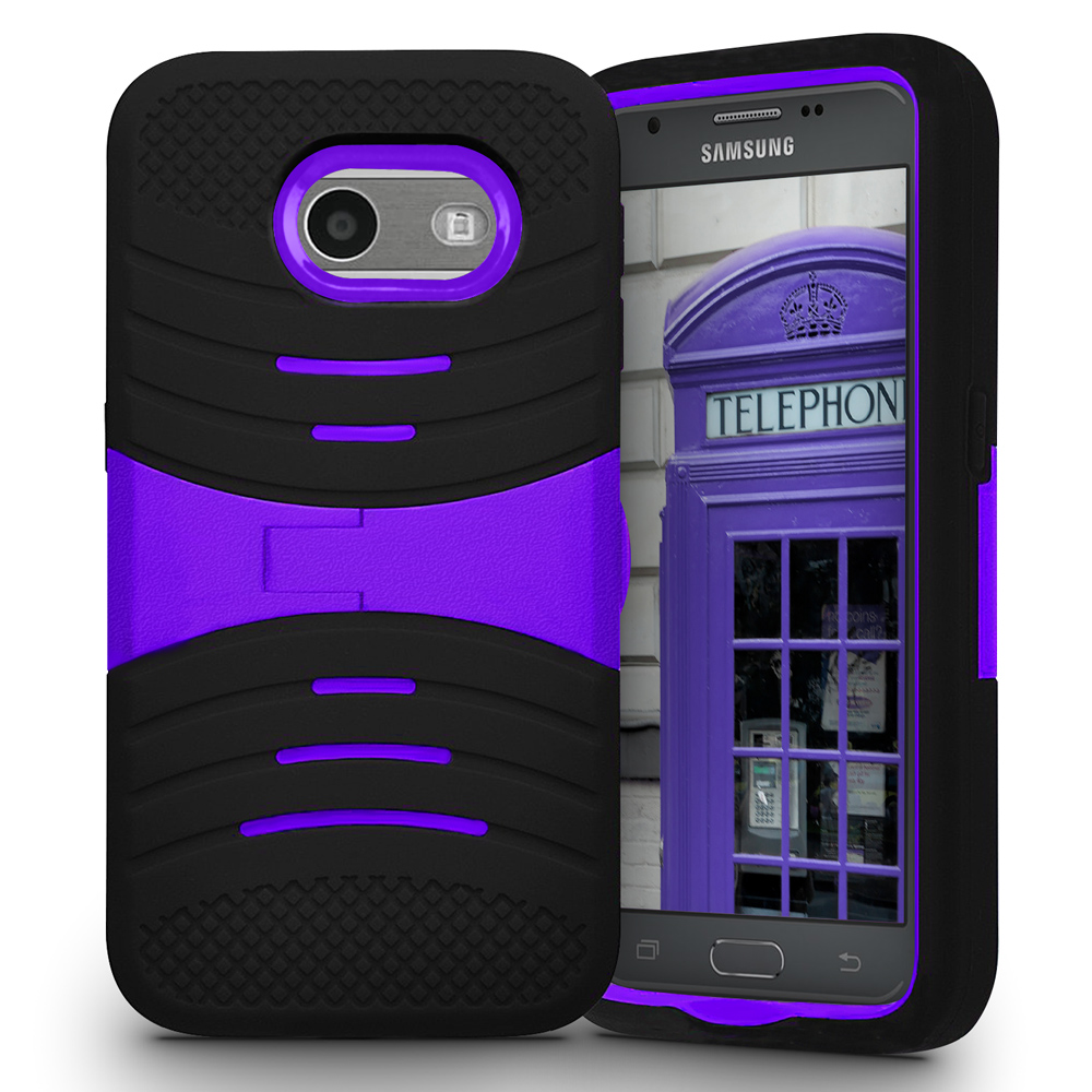 Samsung Galaxy J7 Prime Case, ZV UCASE-Hybrid Dual Layer Cover - Heavy ...