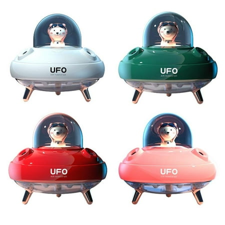 400ml UFO Double Spray Humidifier with Colorful Lights Home Water ...