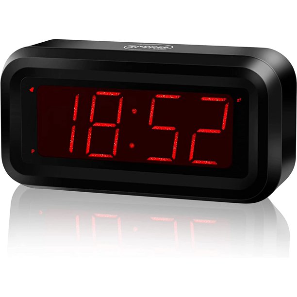 Alarm Clock, Digital Clock, y Operated, Cordless, Small Clock, 1.2 ...