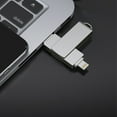 KEXIN 256GB USB 3.0 Flash Drive, 3-in-1 Memory Stick for iPhone, iPad ...