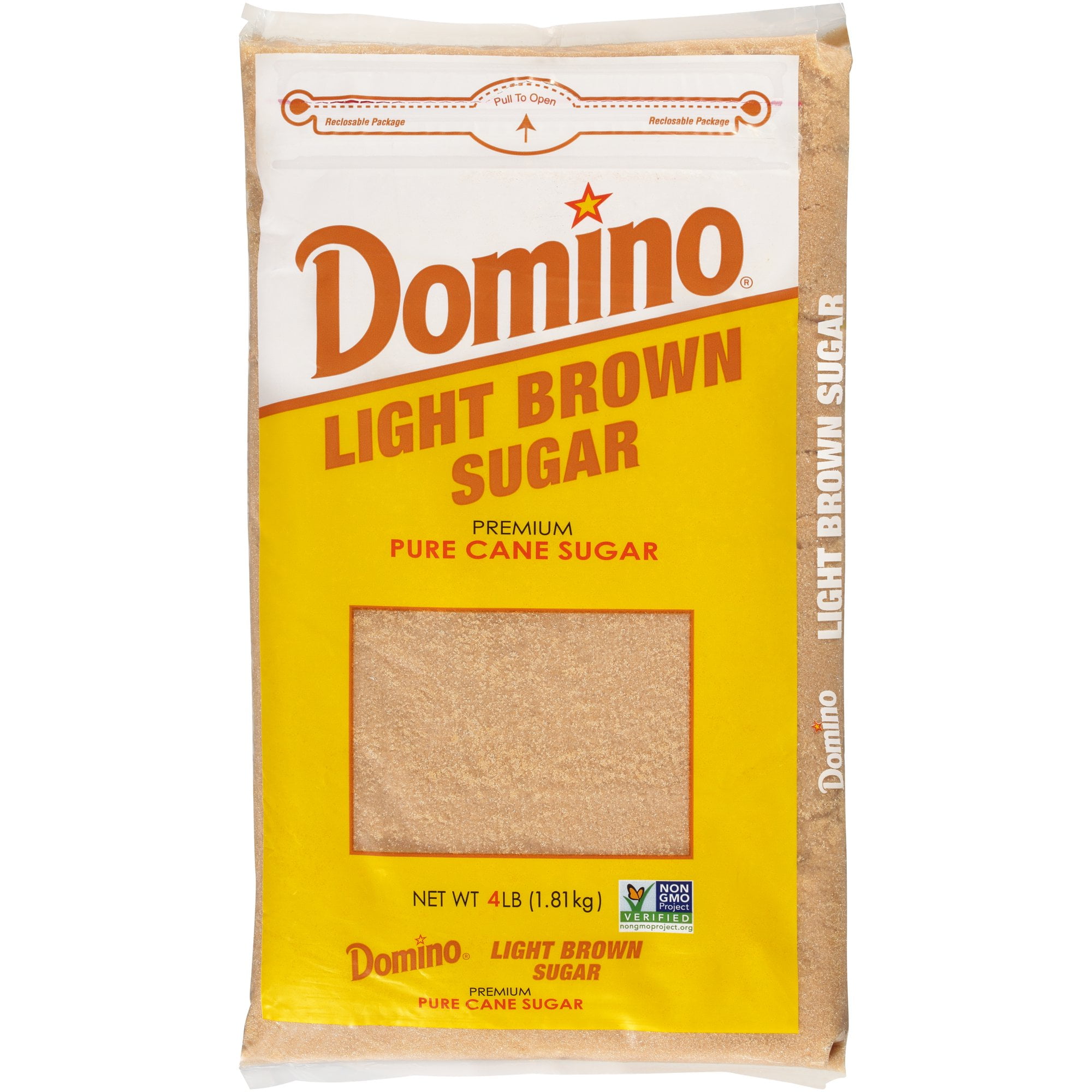 Domino Light Brown Sugar - 4lb Resealable Bag - Walmart.com