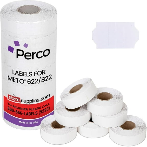 Free Shipping! Perco Price Gun Kit with 1 Line Label Printer, 9000 ...