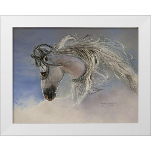 Harrison, Lesley 14x12 White Modern Wood Framed Museum Art Print Titled ...