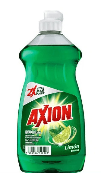 DETERGENTE AXION LIMON LAVATRASTE 400ML Axion 01201 | Walmart en línea