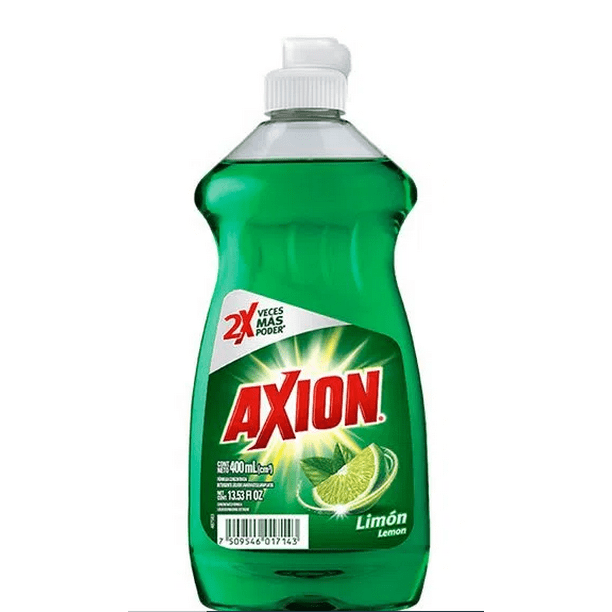 DETERGENTE AXION LIMON LAVATRASTE 400ML Axion 01201 | Bodega Aurrera en ...