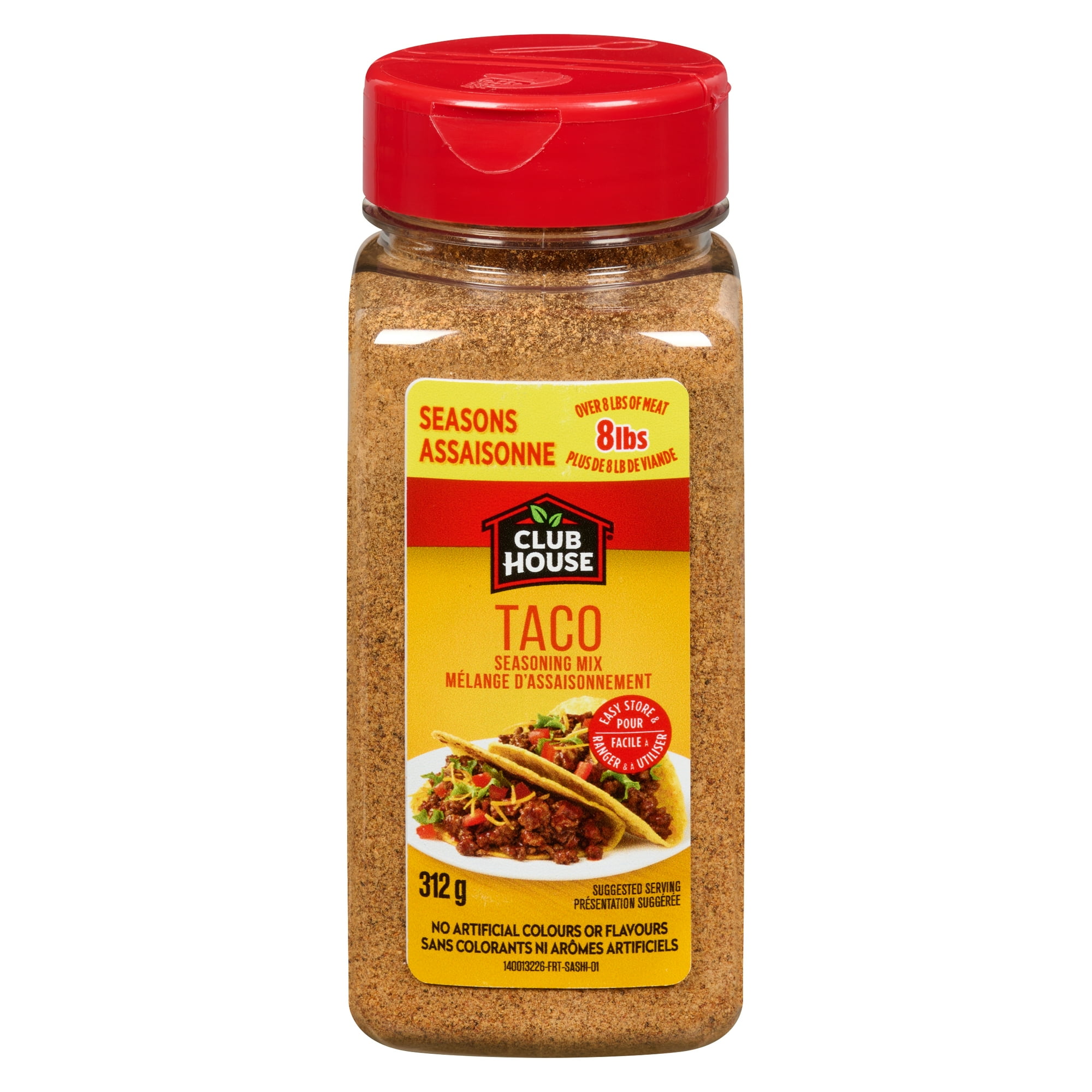 Click here for Club House  Taco Seasoning Mix 312g prices
