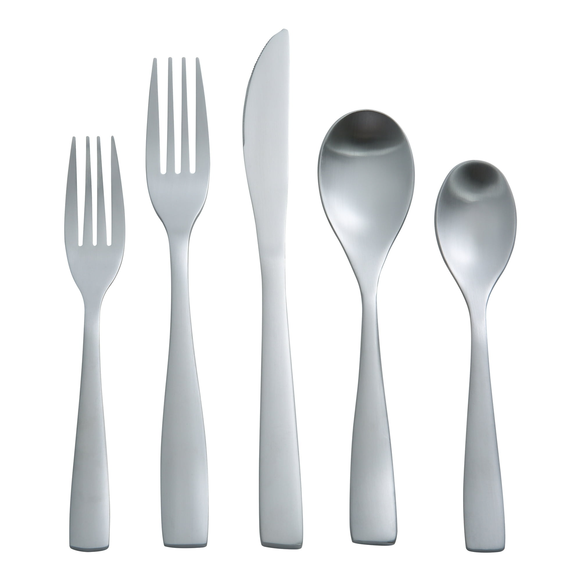 Click here for Hometrends 20-Piece Forged Flatware Set  Silver  S... prices