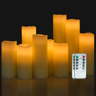 Mainstays Flameless LED Votives, Ivory, Set of 12 - Walmart.com