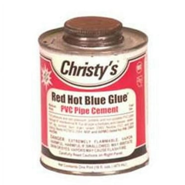 Christys 4001515 5.25 oz Red Hot Clear Adhesive for PVC & Vinyl ...