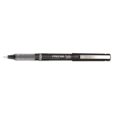 Pilot Precise V5 Extra-Fine Premium Capped Rolling Ball Pens, Black Ink ...