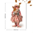 Anthropomorphic Frog Portrait Canvas Print Wall Art for Living Room ...