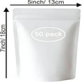 CCOCC 2026 New 50 Pack Smell Proof Mylar Bags 5X7 Inch Resealable Food ...
