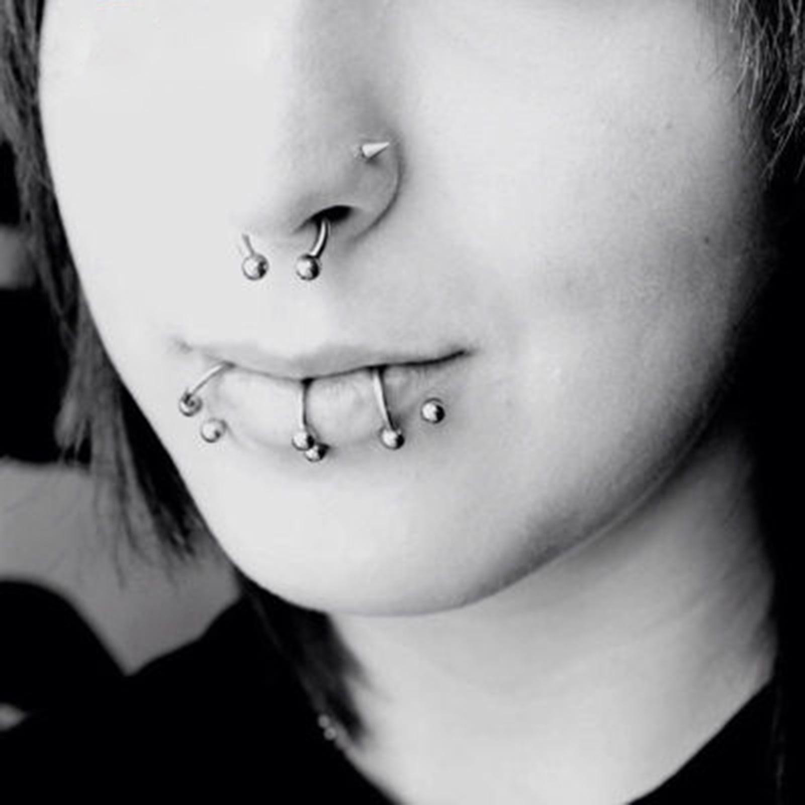 Snake Bites Piercing Hoops