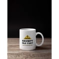 Gag Mugs for Grumpy Old Men. Caution Old Fart 11 oz Coffee Mug. Funny ...