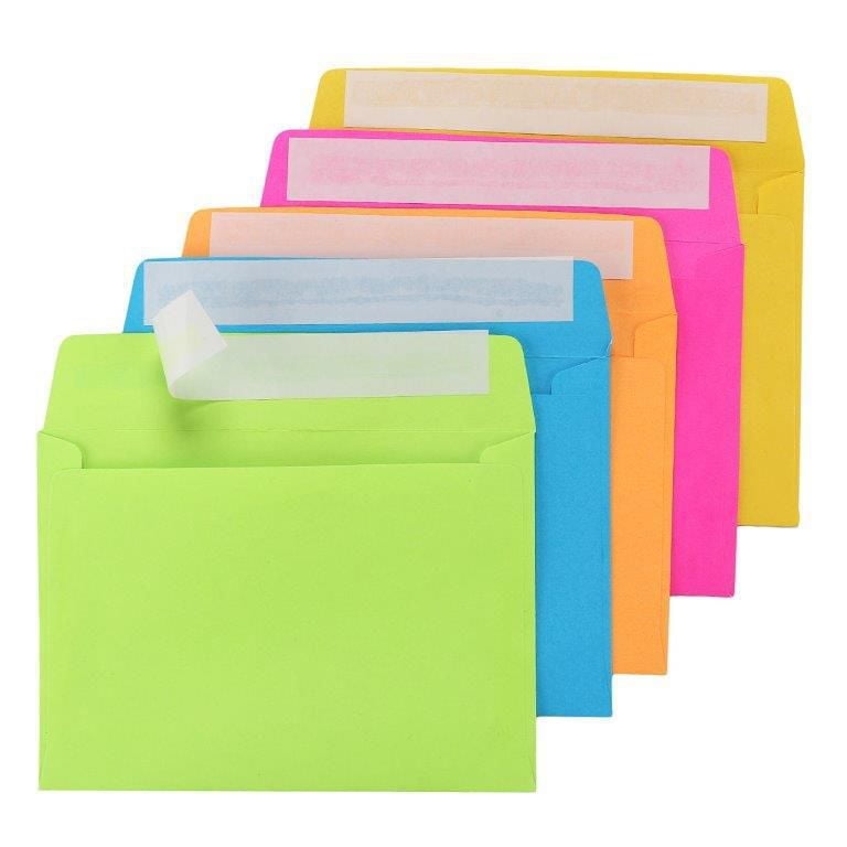 Click here for Pen+Gear A6 Envelope Assorted Colors 50ct prices