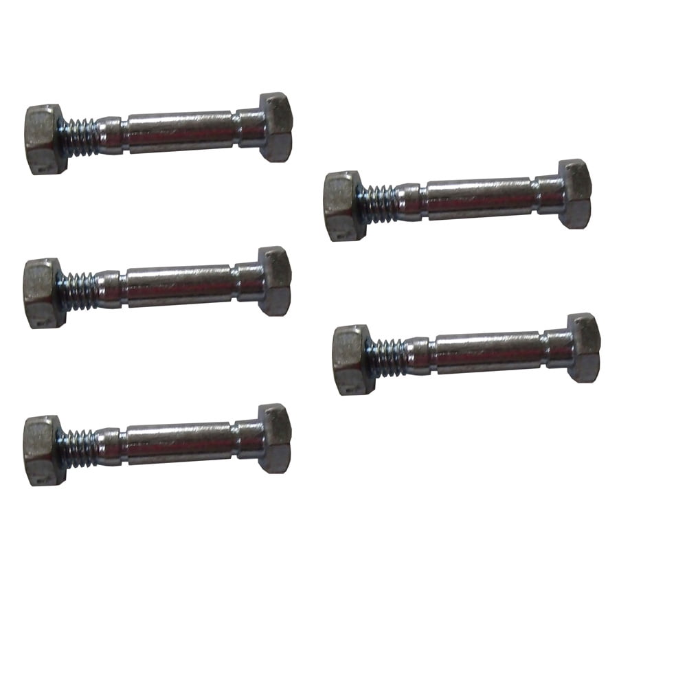 5 Shear Pins And Nuts Fits John Deere 828d 924de 1032d Snow Thrower