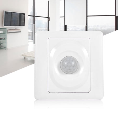 Motion Sensor Switch, Adjustable Automatic Wall Mount Control Infrared ...