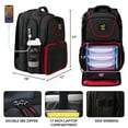 519 Fitness Meal Prep Backpack, Insulated, Includes 3 Containers, 2 Ice ...