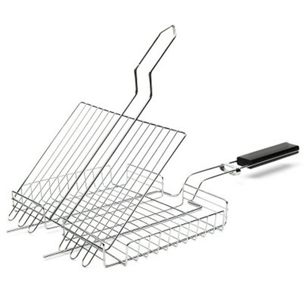 Cheers Stainless Steel Rectangle BBQ Grill Outdoor Camp Barbecue Net ...