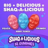 Shaq-A-Licious Xl Gummies Original Flavor Chewy Candy, Bag 6.2 oz-Pack ...