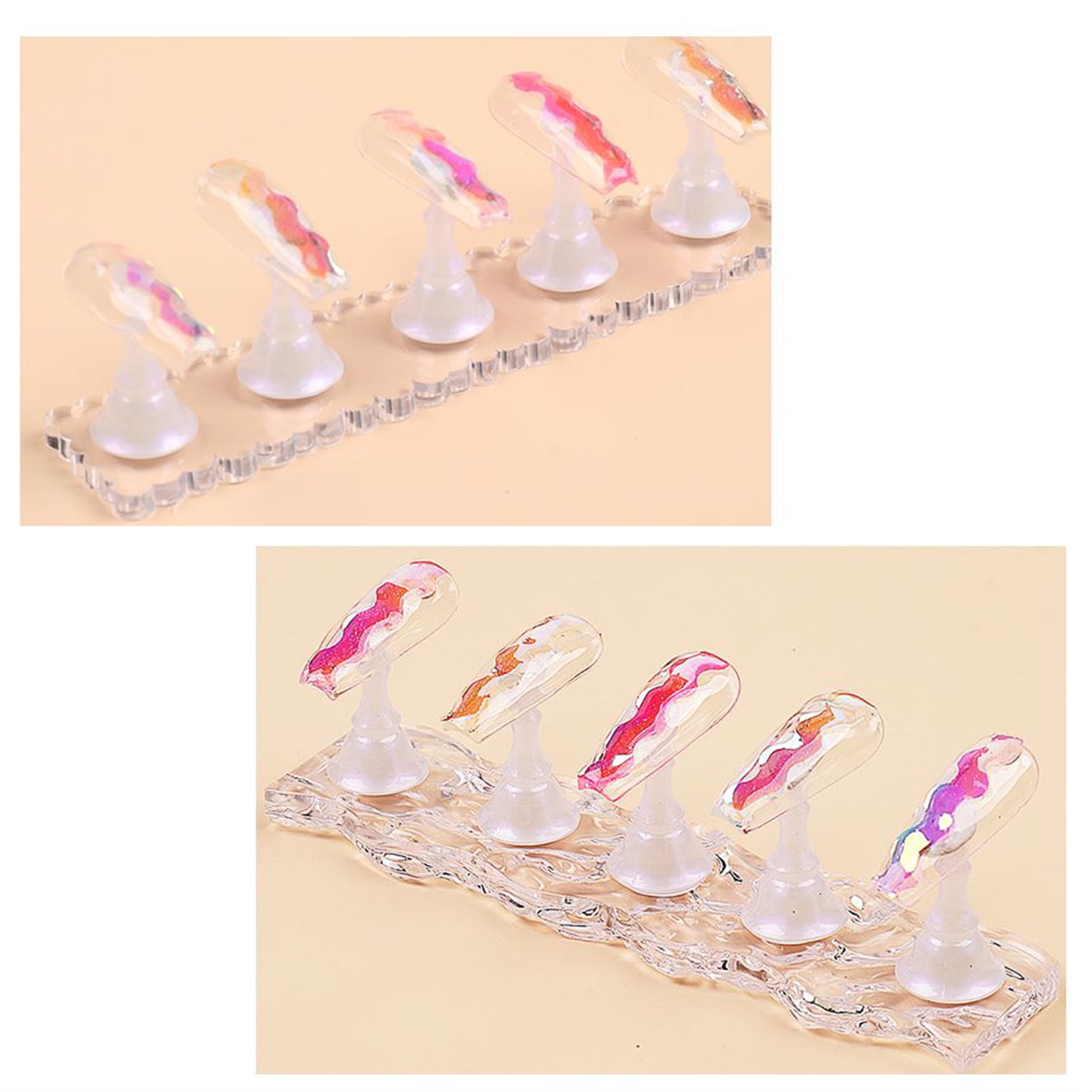 dianhelloya Nail Art Tools Nail Practice Stand Small Magnetic Base ...