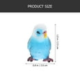 LOLIPPYY 3Pcs Simulation Parrot Model Plastic Bird Decor for Scenic ...