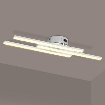 Parallel Straight Acrylic Ceiling Light Ceiling Lights bedroom bedroom ...