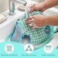 Dog Carrier Bag,Breathable Canvas Legs Out Travel Pet Backpack with ...