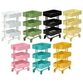 1:12 Dollhouse Mini Storage Cart Miniature Bookshelf with Wheels ...