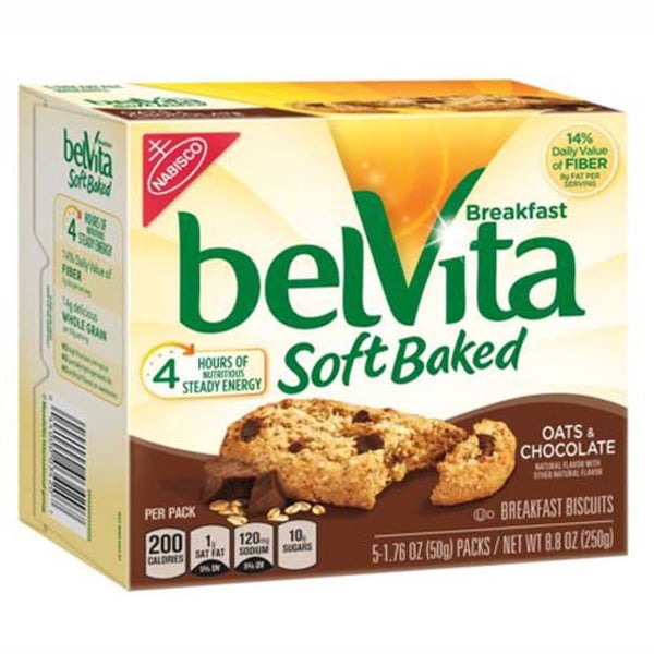 belVita Breakfast Soft Baked Oats & Chocolate Breakfast Biscuits 8.8 oz ...