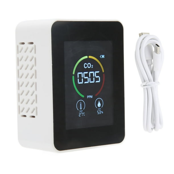 Carbon Dioxide Detector Large Screen Semiconductor Sensor Air Quality ...