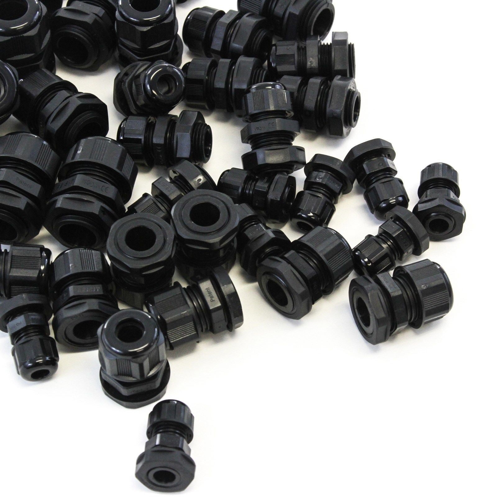 100 pcs Cable Glands Cord Grip Strain Relief and Firewall Fitting 5 ...