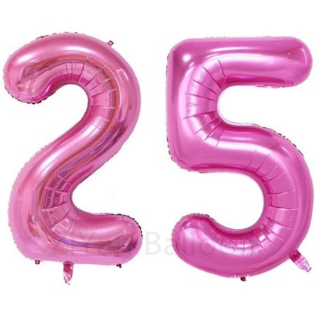 40inch Pink Number 12 Balloon Party Festival Decorations Birthday ...