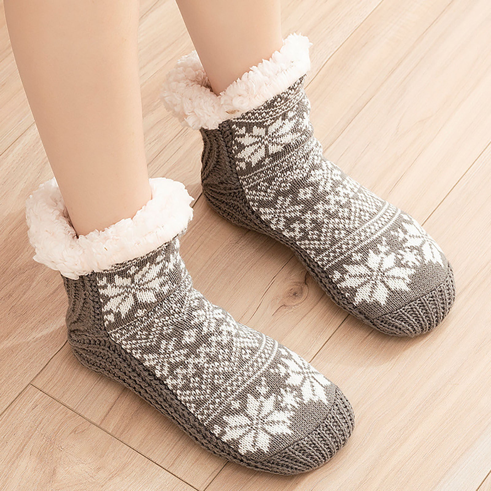 Click here for Gdreda Women Slipper Fuzzy Socks Fluffy Cozy Cabin... prices