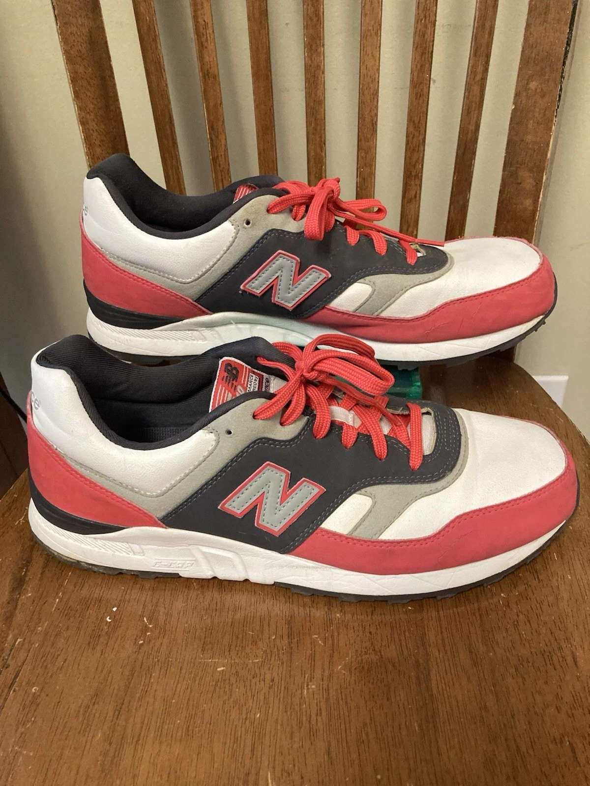 New Balance HTF Original 510 Athletic Shoes Red White Gray Mens 13 D ...