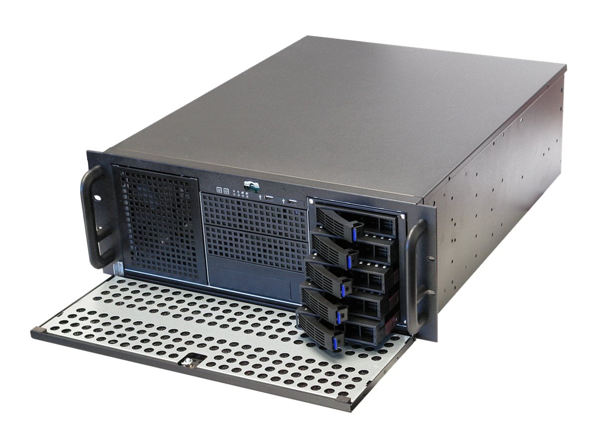 Norco RPC-450FH - Rack-mountable - 4U - SSI CEB - no power supply (ATX ...