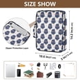 ALAZA Cute Birds Pattern Expanding Accordion File Folder 3 Ring Zipper ...