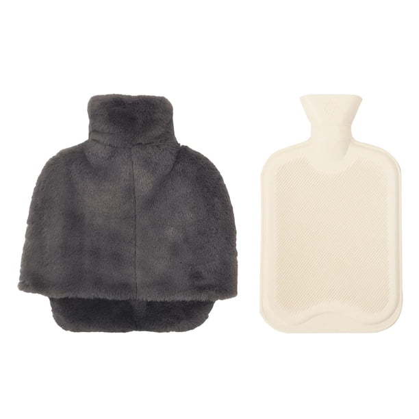 Rubber Hot Water Bottle with Removable Cover Hot and Cold Compress ...