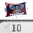 4th of July Outdoor Lumbar Pillows with Strap & Insert 250 Years of ...