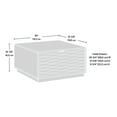 Sauder Morgan Main Contemporary Engineered Wood Coffee Table in White ...