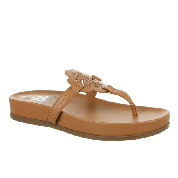 Sam & Libby Women's Alexandra Thong Footbed Sandal - Walmart.com